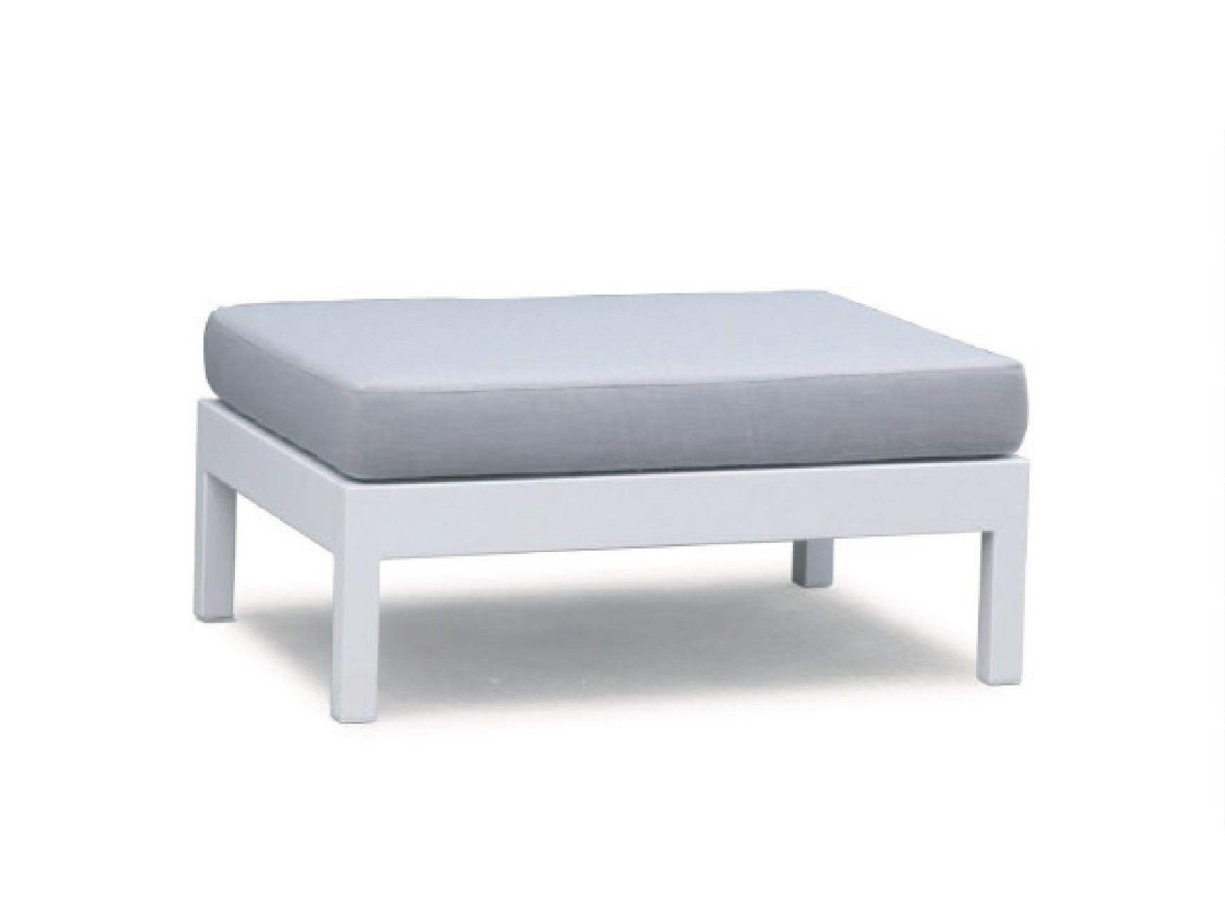 White Open Ottoman ⋆ Emirates Home