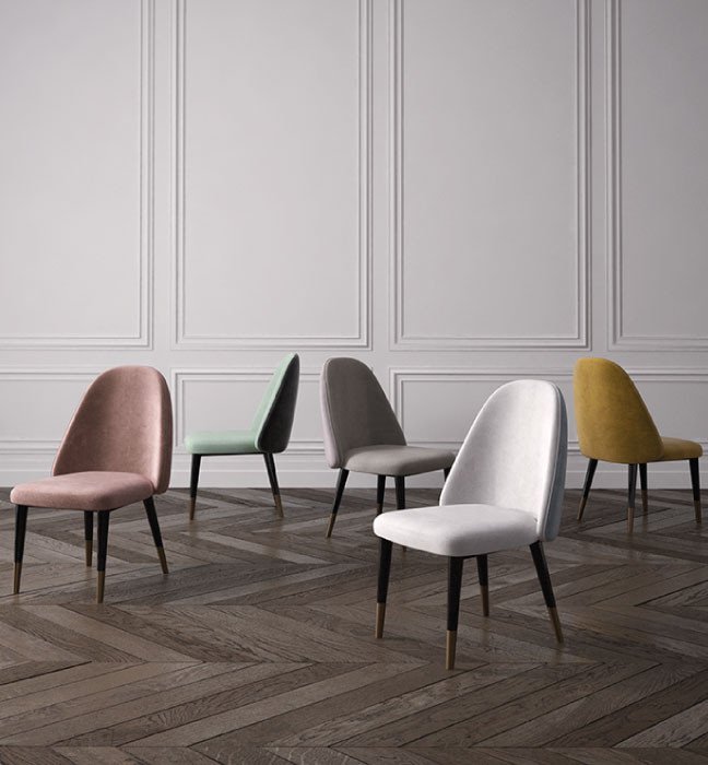 Modern Multi-color Chair ⋆ Emirates Home