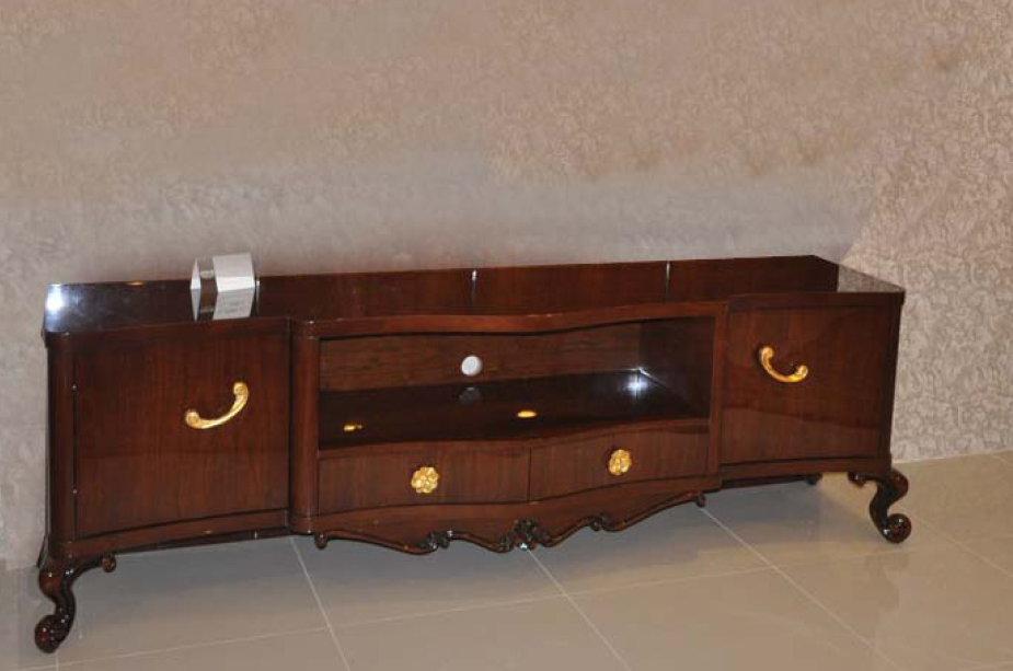 Long Glossy Brown Drawer ⋆ Emirates Home
