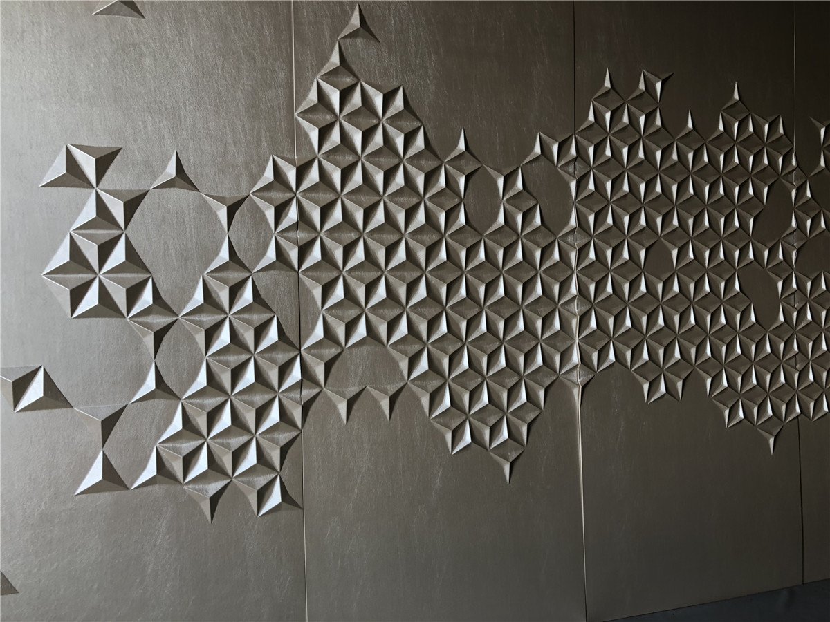 3D Wall Panels In Diamond Design ⋆ Emirates Home