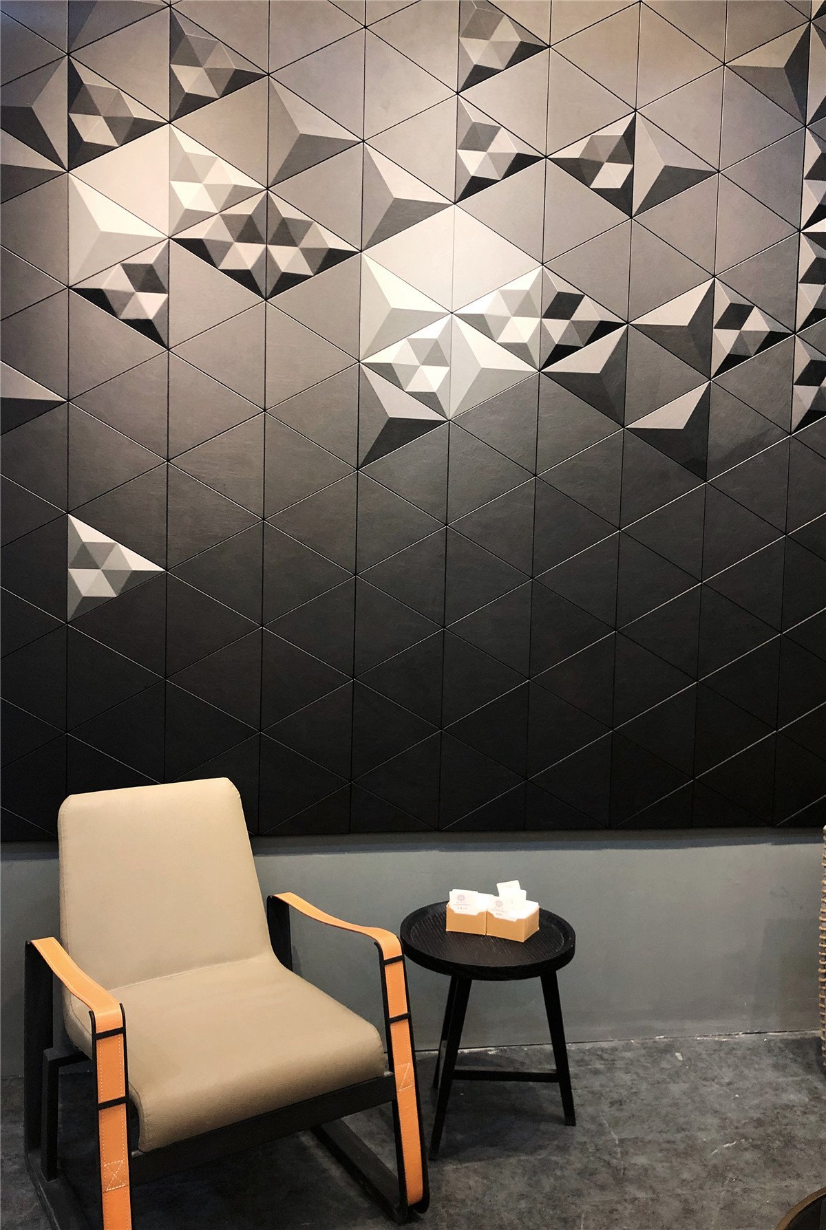 Gray Diamond Wall Panels ⋆ Emirates Home