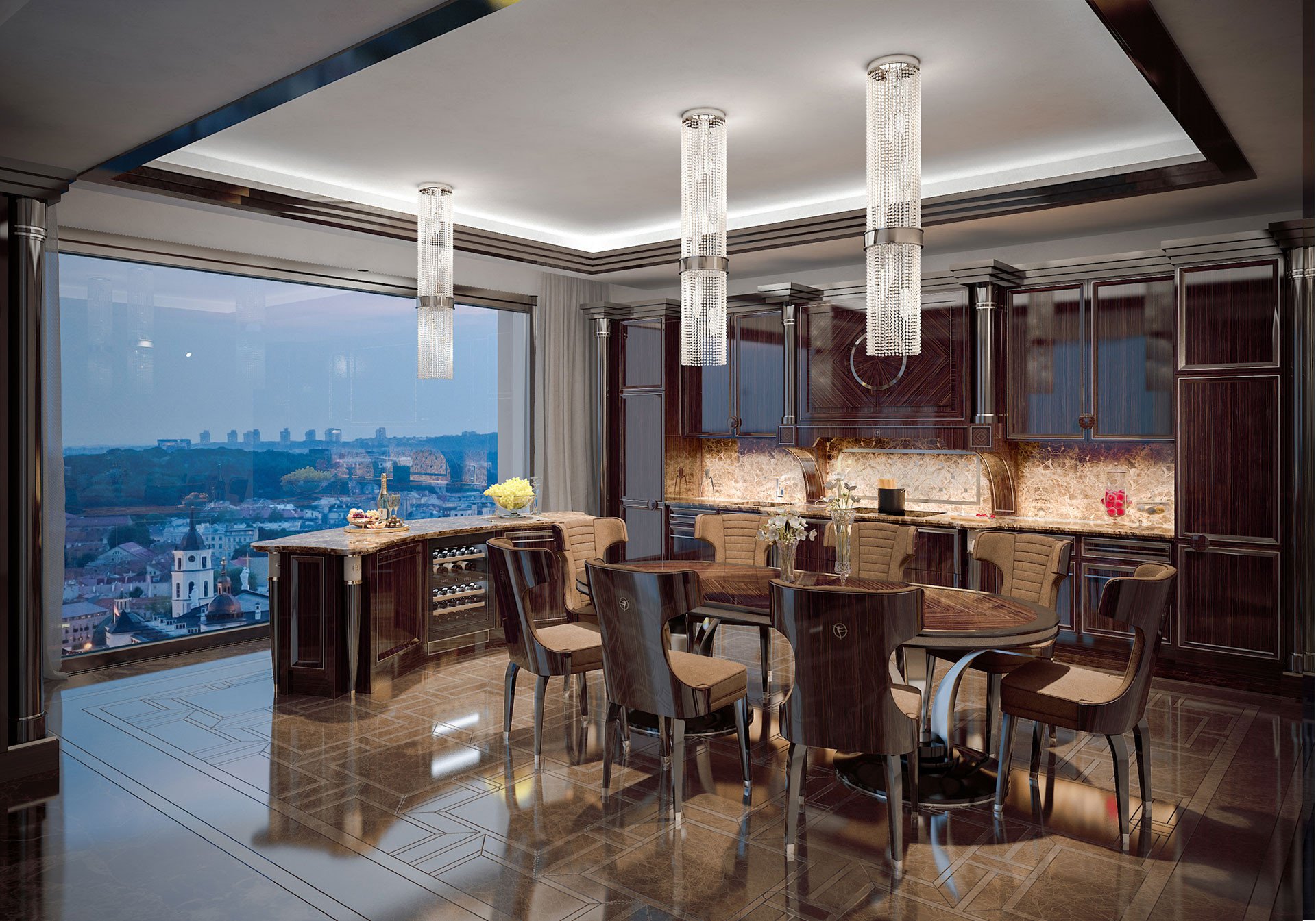 Modern Sophisticated Kitchen ⋆ Emirates Home