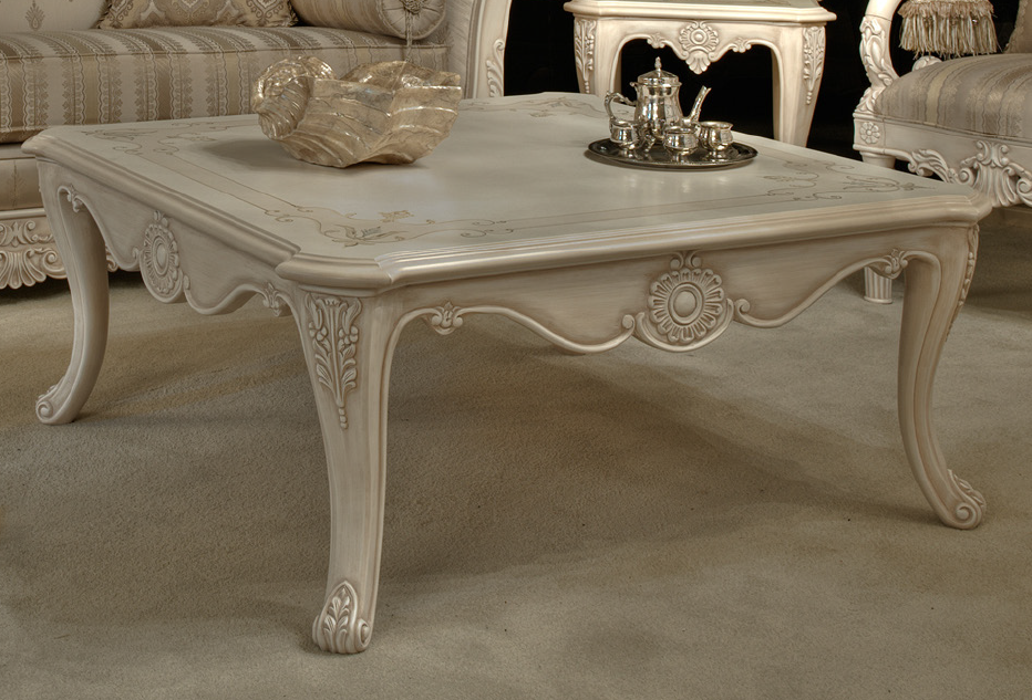 Elegant Off White Coffee Table ⋆ Emirates Home