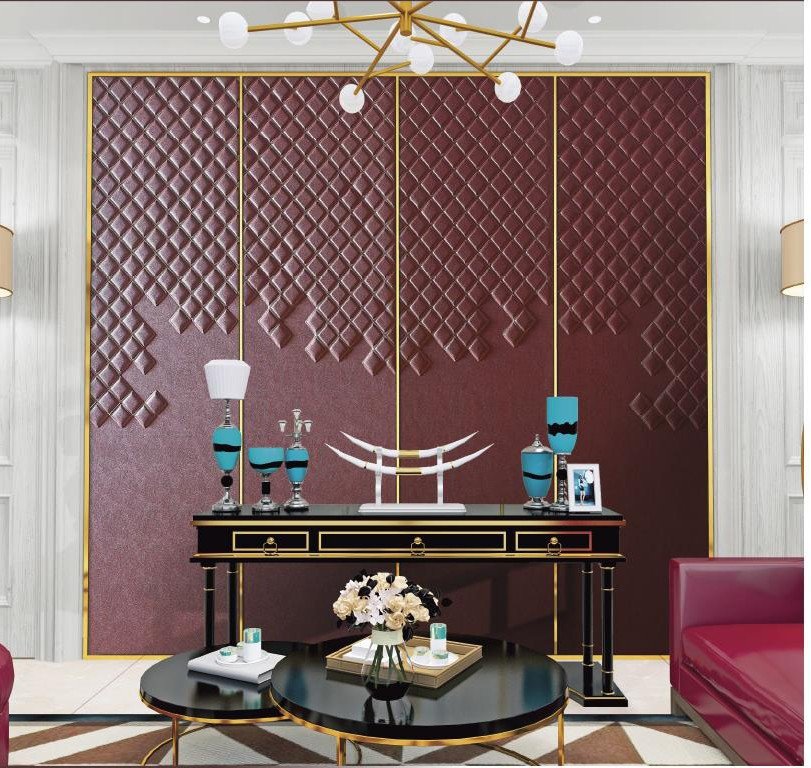 Dark Red Wall Panel ⋆ Emirates Home