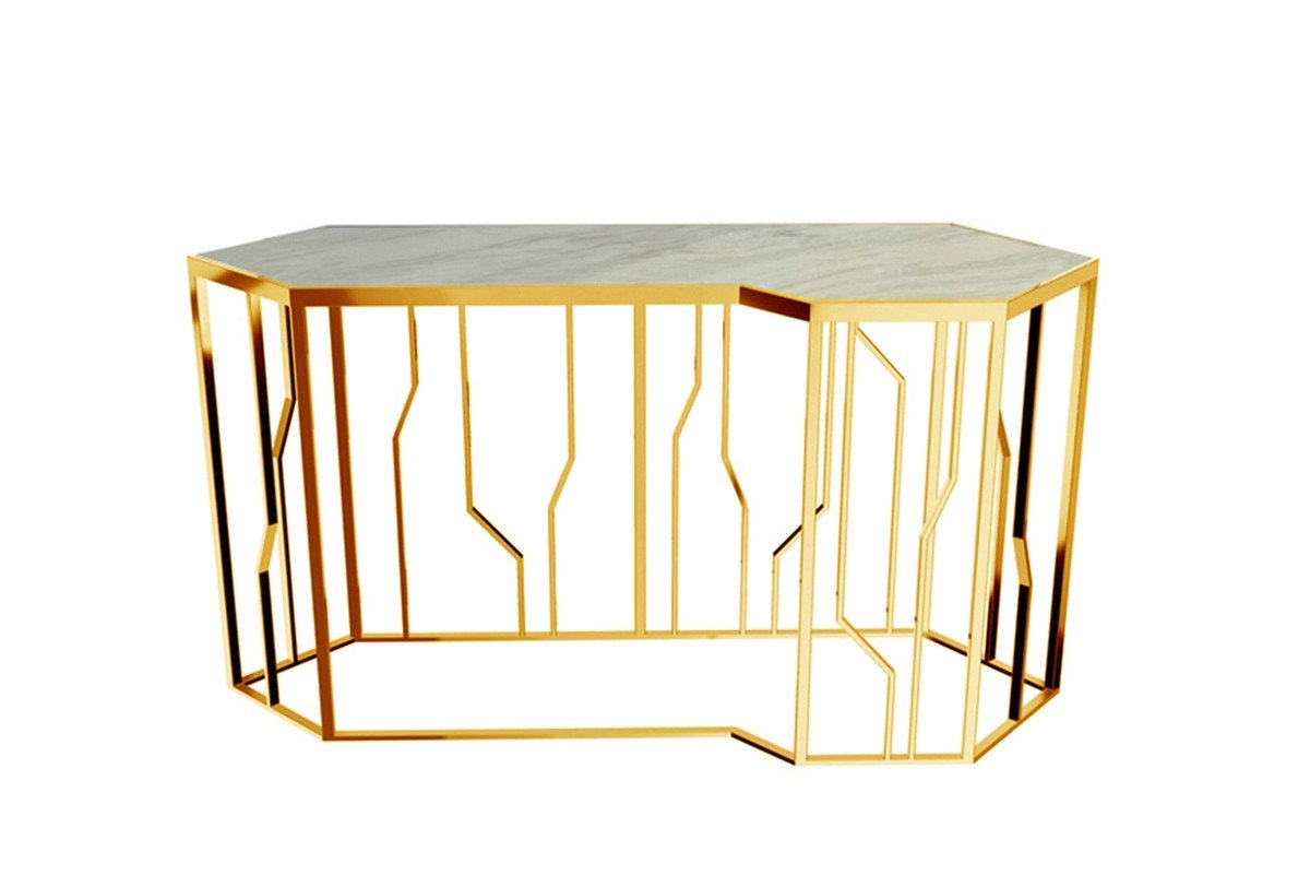 Gold Creative Console Table ⋆ Emirates Home