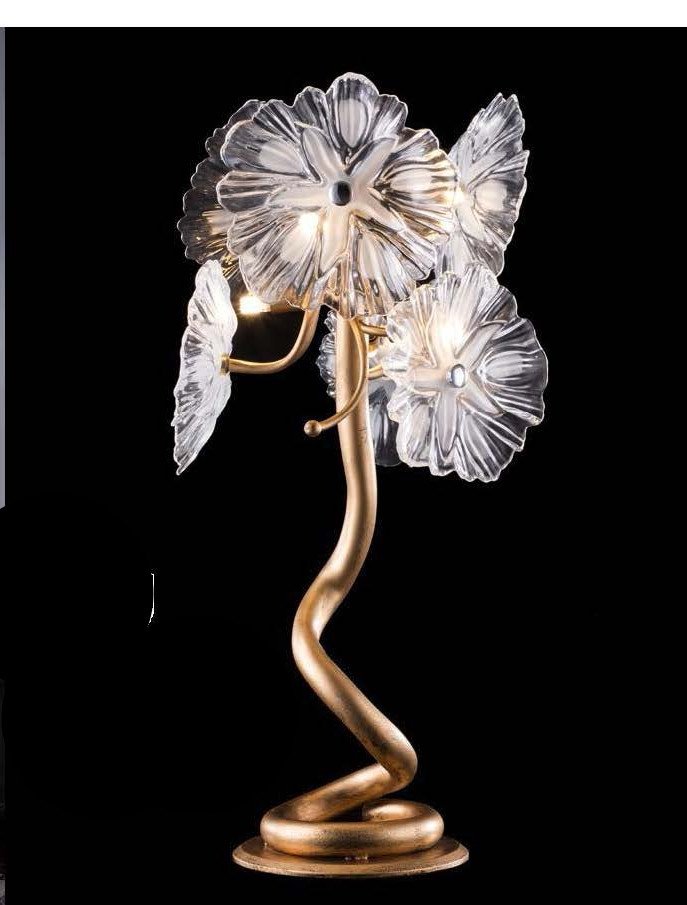 Crystal Flowers Table Lamp ⋆ Emirates Home