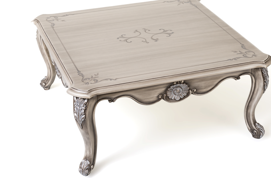 Grayish Neoclassical Coffee Table ⋆ Emirates Home