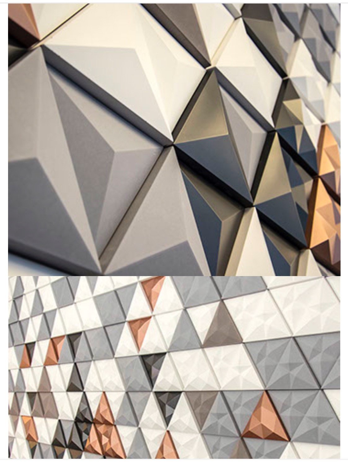 Three-Sided Embossed Multi-Colored Wall Panels ⋆ Emirates Home