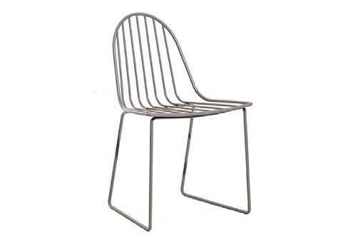 Steel Rod Restaurant Chair ⋆ Emirates Home