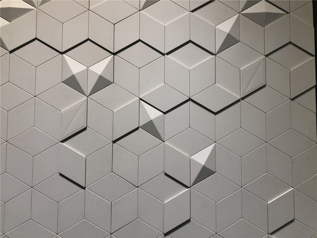 Abstract Modern White 3D Wall Panels ⋆ Emirates Home