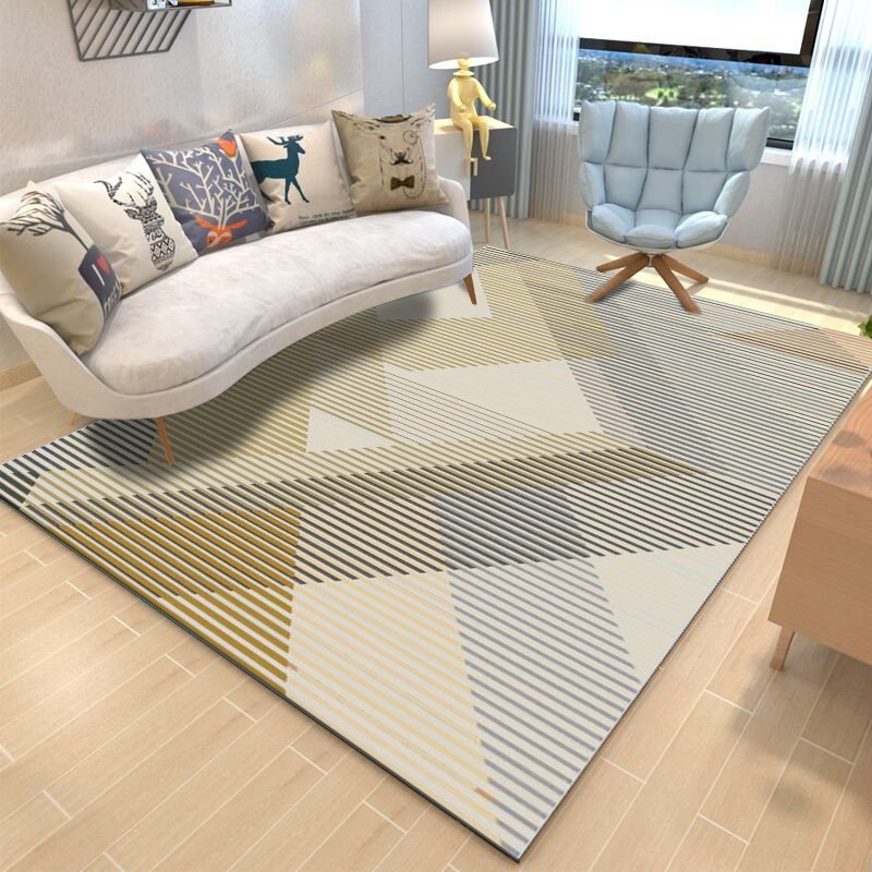 3D Linear Patterns Carpet ⋆ Emirates Home