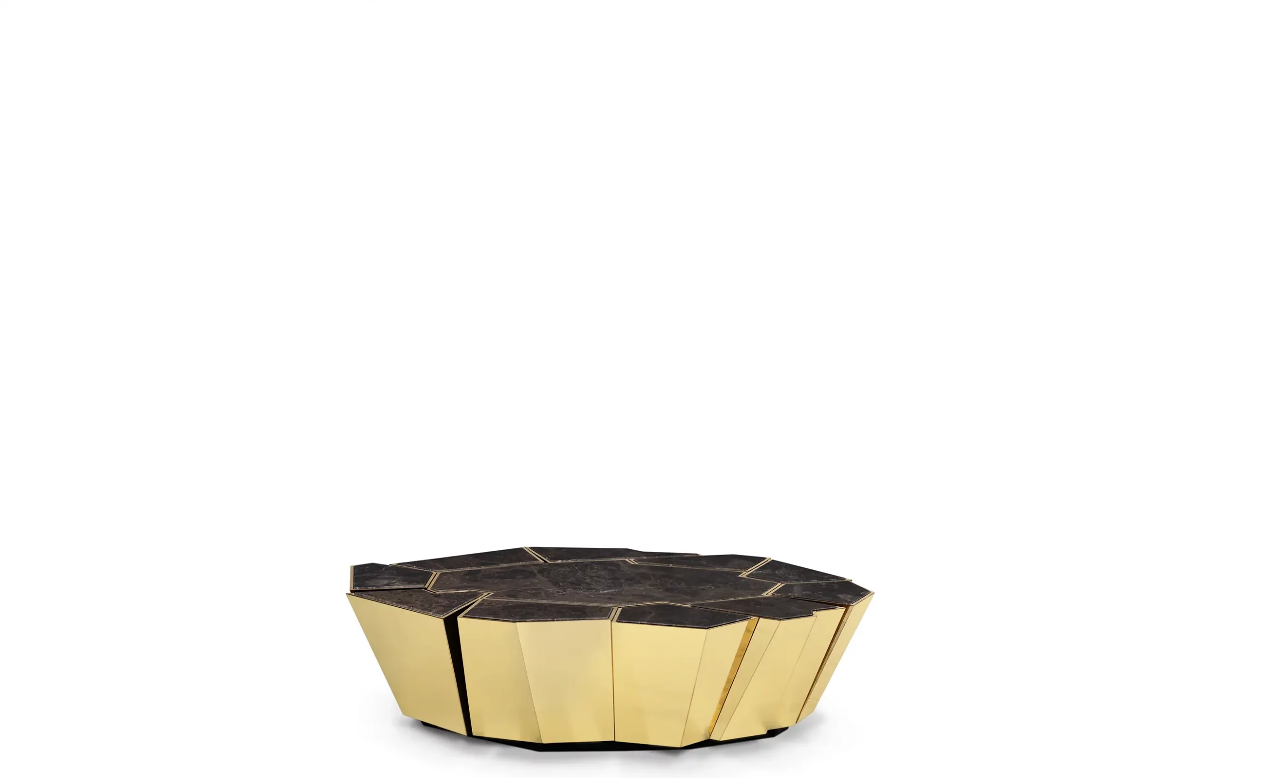 Luxury Modern Gold Coffee Table ⋆ Emirates Home
