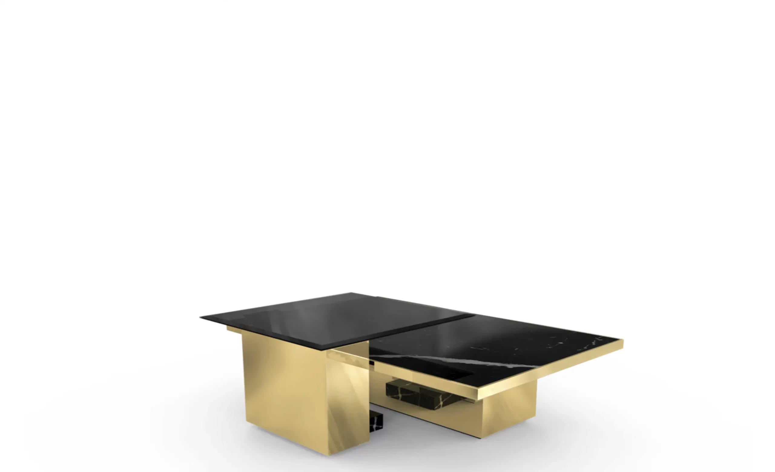 Modern Contemporary Luxury Gold Table ⋆ Emirates Home